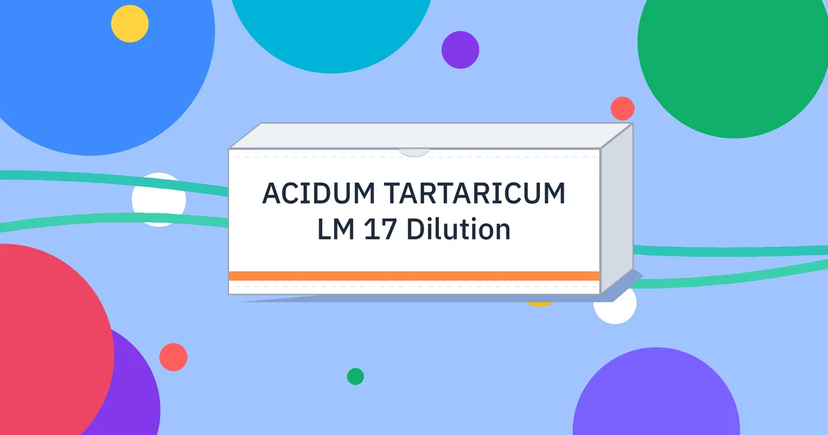 Symbolbild: Packung mit der Aufschrift ACIDUM TARTARICUM LM 17 Dilution (PZN 13286788) – Verfügbarkeit und Bezug in Apotheken in Frankfurt am Main