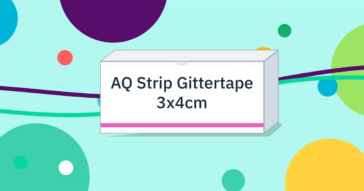 Symbolbild: Packung mit der Aufschrift AQ Strip Gittertape 3x4cm (PZN 09226119) – Verfügbarkeit und Bezug in Apotheken in Frankfurt am Main
