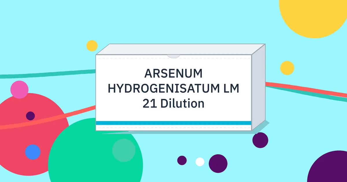 Symbolbild: Packung mit der Aufschrift ARSENUM HYDROGENISATUM LM 21 Dilution (PZN 12778549) – Verfügbarkeit und Bezug in Apotheken in Frankfurt am Main