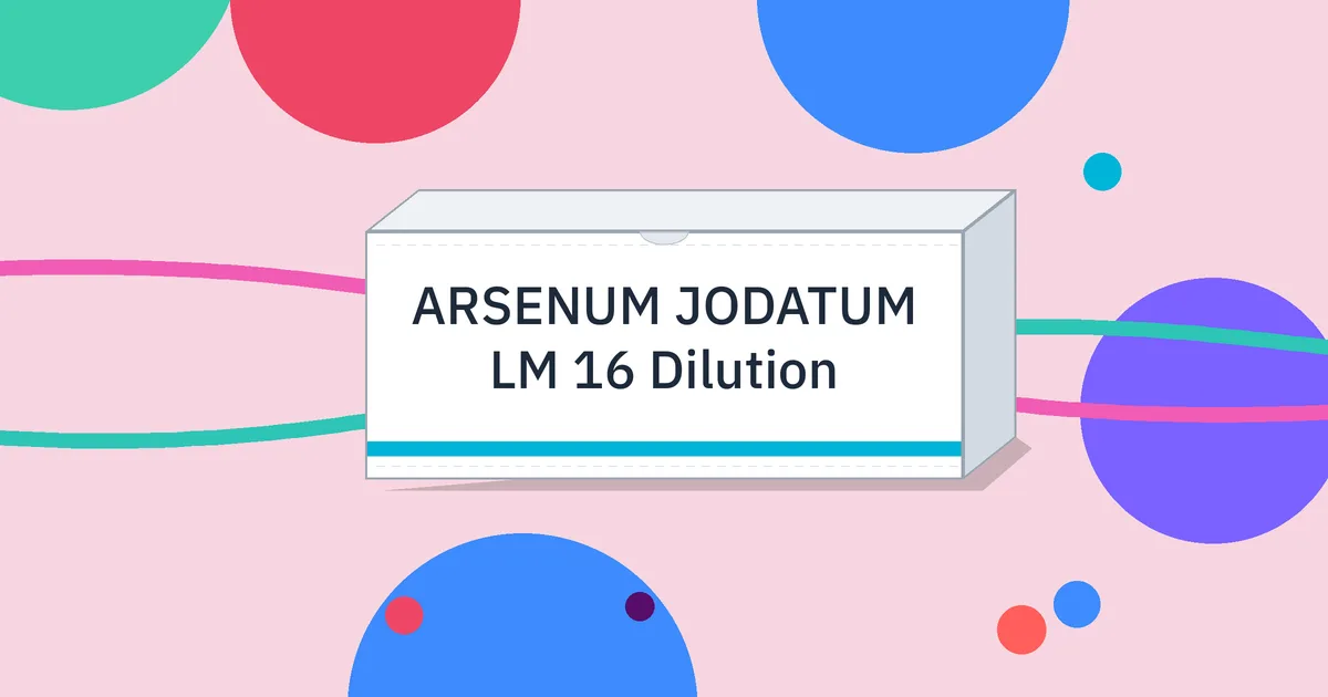Symbolbild: Packung mit der Aufschrift ARSENUM JODATUM LM 16 Dilution (PZN 12778940) – Verfügbarkeit und Bezug in Apotheken in Frankfurt am Main