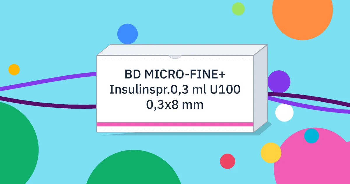 Symbolbild: Packung mit der Aufschrift BD MICRO-FINE+ Insulinspr.0,3 ml U100 0,3x8 mm (PZN 04144150) – Verfügbarkeit und Bezug in Apotheken in Frankfurt am Main