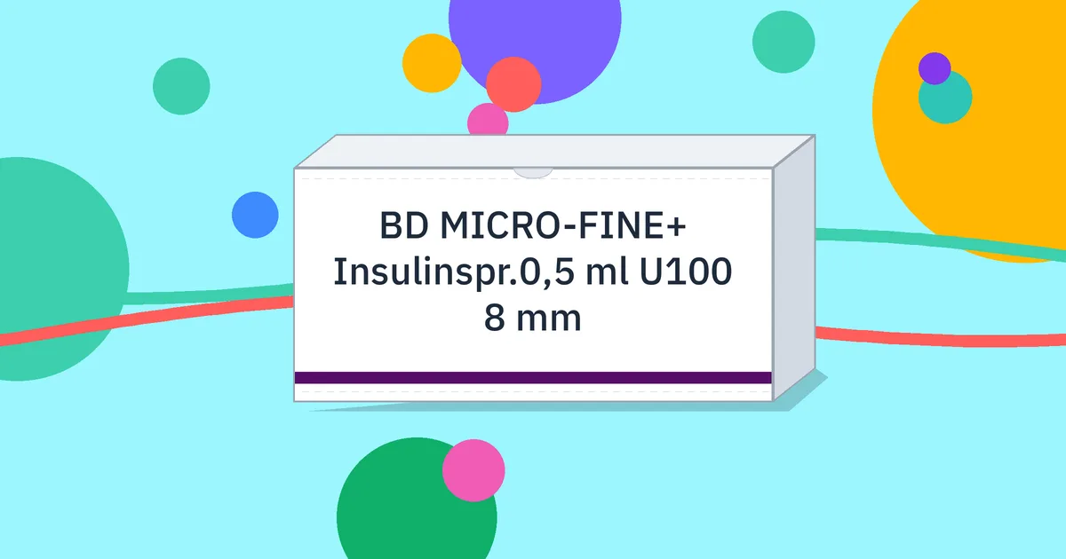 Symbolbild: Packung mit der Aufschrift BD MICRO-FINE+ Insulinspr.0,5 ml U100 8 mm (PZN 10030462) – Verfügbarkeit und Bezug in Apotheken in Frankfurt am Main