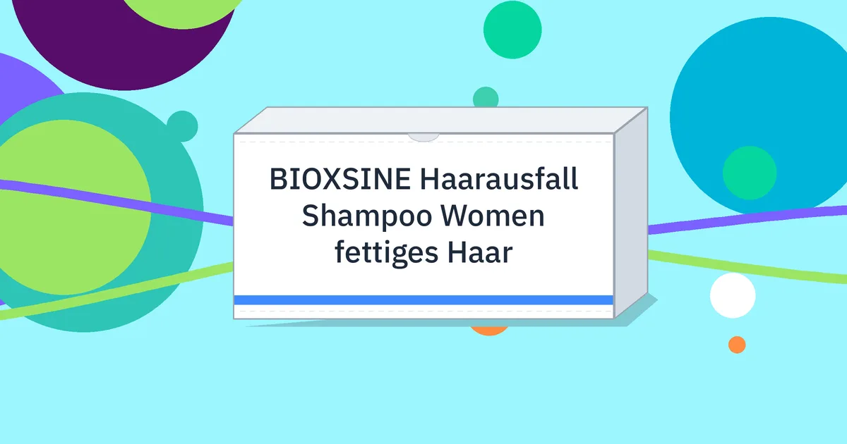 Symbolbild: Packung mit der Aufschrift BIOXSINE Haarausfall Shampoo Women fettiges Haar (PZN 14294896) – Verfügbarkeit und Bezug in Apotheken in Frankfurt am Main