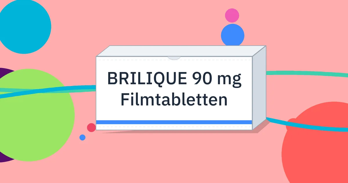 Symbolbild: Packung mit der Aufschrift BRILIQUE 90 mg Filmtabletten (PZN 07564065) – Verfügbarkeit und Bezug in Apotheken in Frankfurt am Main