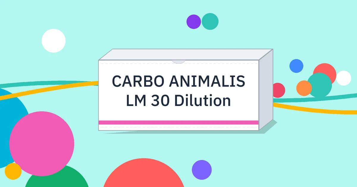 Symbolbild: Packung mit der Aufschrift CARBO ANIMALIS LM 30 Dilution (PZN 03503960) – Verfügbarkeit und Bezug in Apotheken in Frankfurt am Main