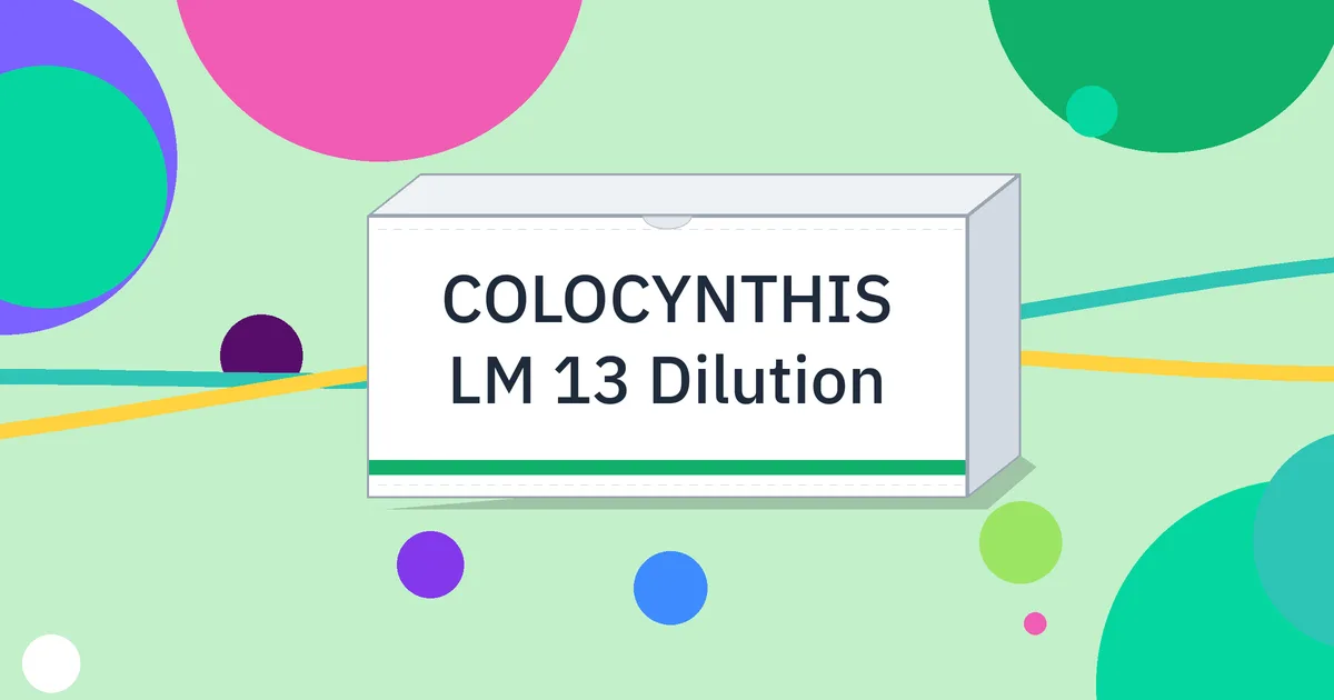 Symbolbild: Packung mit der Aufschrift COLOCYNTHIS LM 13 Dilution (PZN 12832645) – Verfügbarkeit und Bezug in Apotheken in Frankfurt am Main