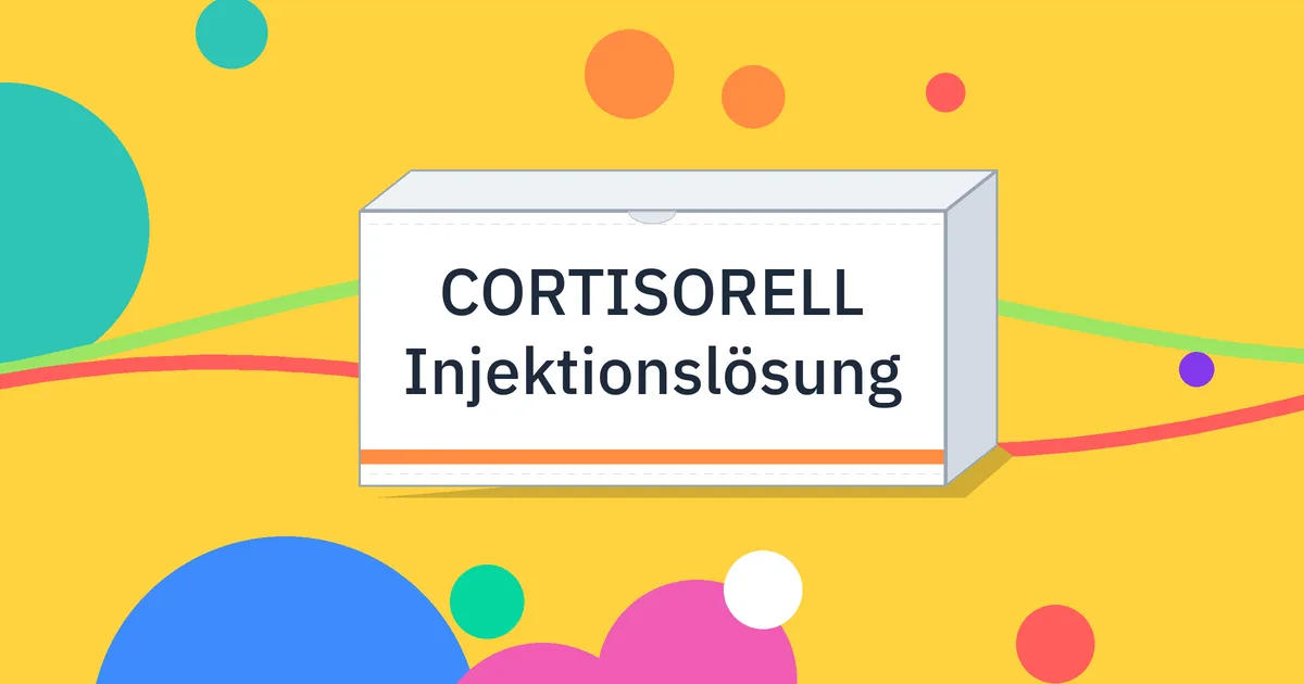 Symbolbild: Packung mit der Aufschrift CORTISORELL Injektionslösung (PZN 03293735) – Verfügbarkeit und Bezug in Apotheken in Frankfurt am Main