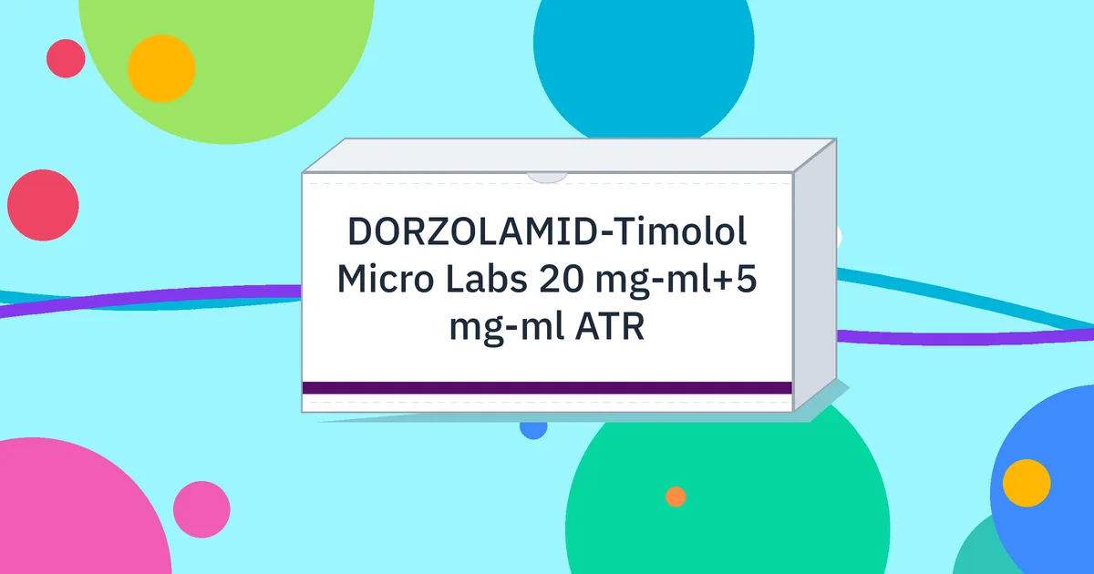 Symbolbild: Packung mit der Aufschrift DORZOLAMID-Timolol Micro Labs 20 mg-ml+5 mg-ml ATR (PZN 14308285) – Verfügbarkeit und Bezug in Apotheken in Frankfurt am Main