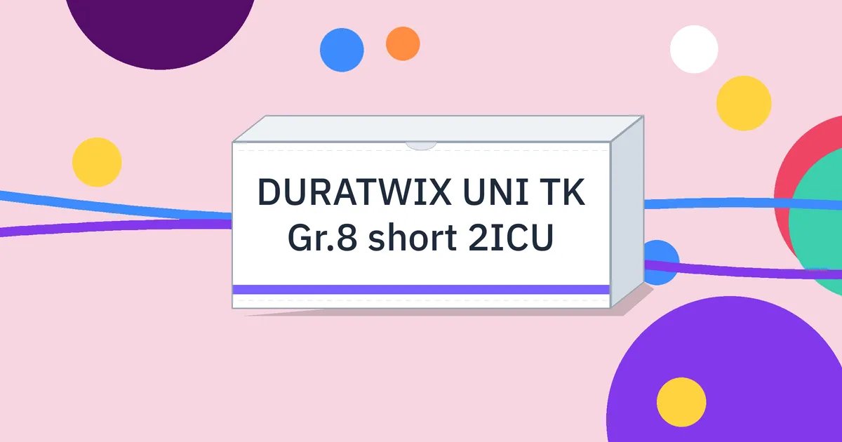 Symbolbild: Packung mit der Aufschrift DURATWIX UNI TK Gr.8 short 2ICU (PZN 19788114) – Verfügbarkeit und Bezug in Apotheken in Frankfurt am Main
