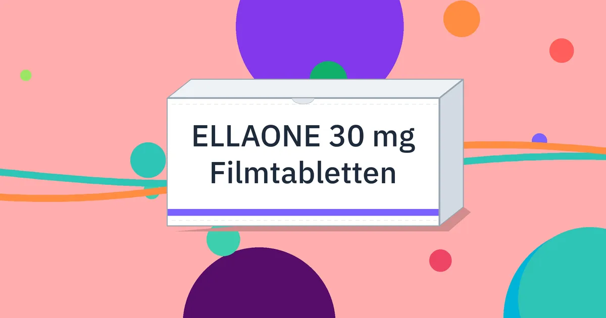 Symbolbild: Packung mit der Aufschrift ELLAONE 30 mg Filmtabletten (PZN 15386011) – Verfügbarkeit und Bezug in Apotheken in Frankfurt am Main