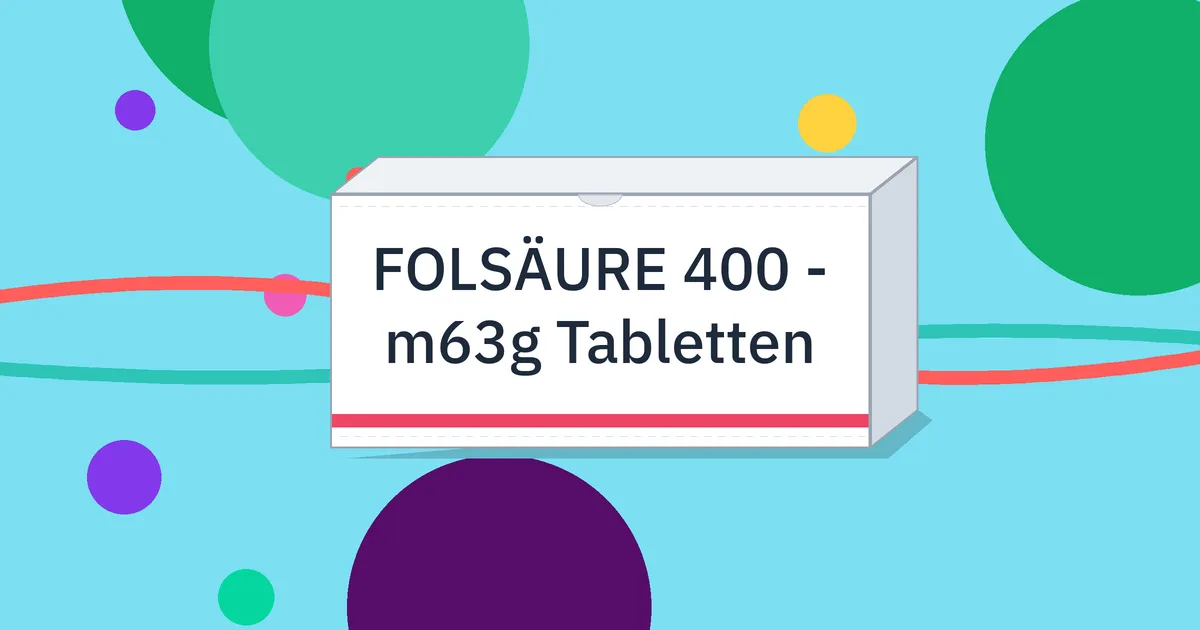 Symbolbild: Packung mit der Aufschrift FOLSÄURE 400 -m63g Tabletten (PZN 13845590) – Verfügbarkeit und Bezug in Apotheken in Frankfurt am Main