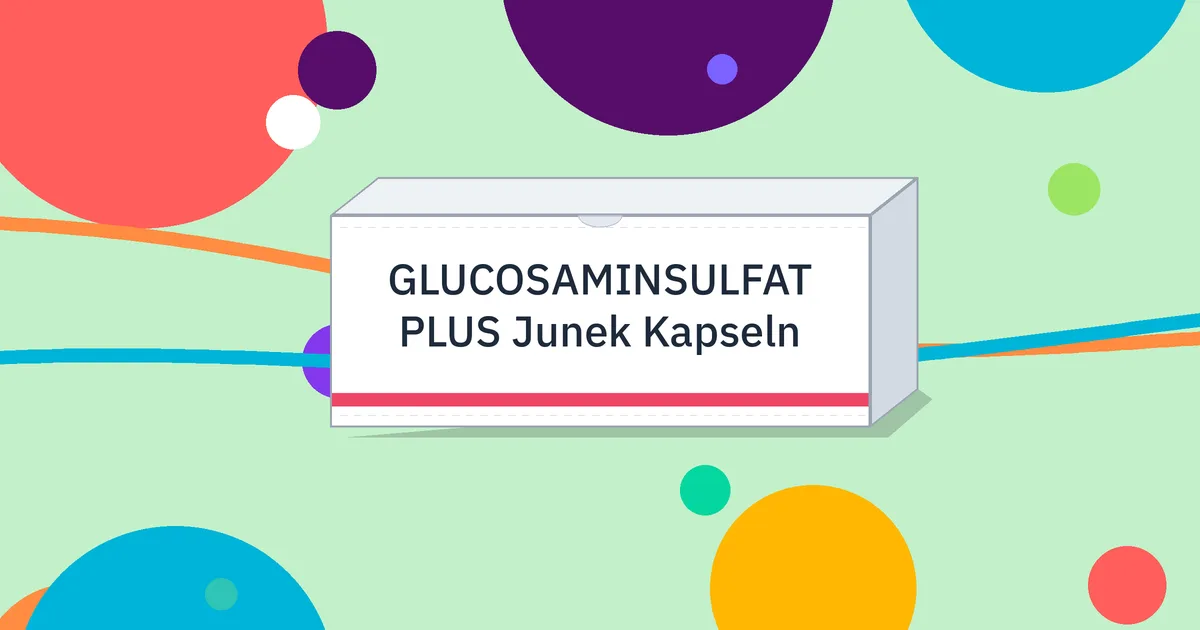Symbolbild: Packung mit der Aufschrift GLUCOSAMINSULFAT PLUS Junek Kapseln (PZN 00137555) – Verfügbarkeit und Bezug in Apotheken in Frankfurt am Main