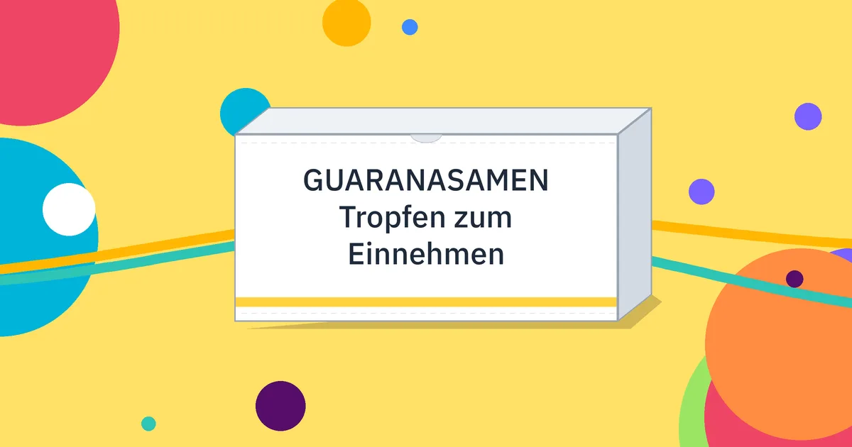 Symbolbild: Packung mit der Aufschrift GUARANASAMEN Tropfen zum Einnehmen (PZN 11866719) – Verfügbarkeit und Bezug in Apotheken in Frankfurt am Main