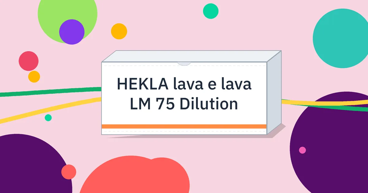 Symbolbild: Packung mit der Aufschrift HEKLA lava e lava LM 75 Dilution (PZN 12800740) – Verfügbarkeit und Bezug in Apotheken in Frankfurt am Main