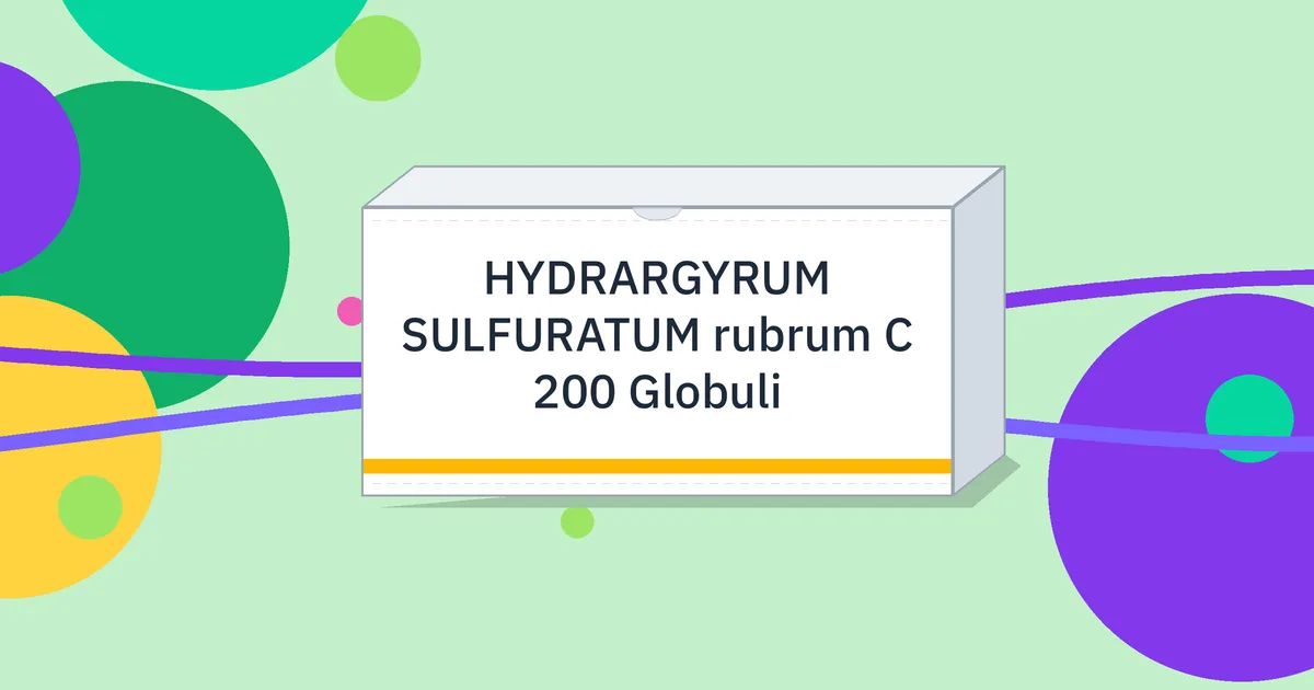 Symbolbild: Packung mit der Aufschrift HYDRARGYRUM SULFURATUM rubrum C 200 Globuli (PZN 15304645) – Verfügbarkeit und Bezug in Apotheken in Frankfurt am Main