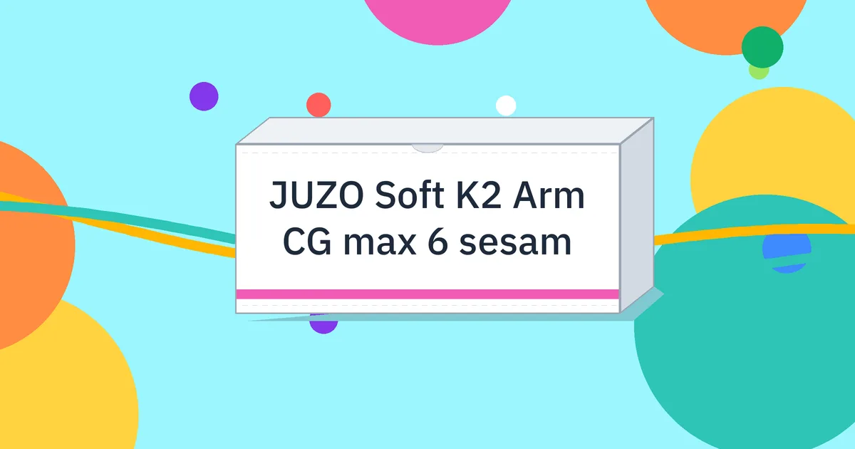 Symbolbild: Packung mit der Aufschrift JUZO Soft K2 Arm CG max 6 sesam (PZN 15513917) – Verfügbarkeit und Bezug in Apotheken in Frankfurt am Main