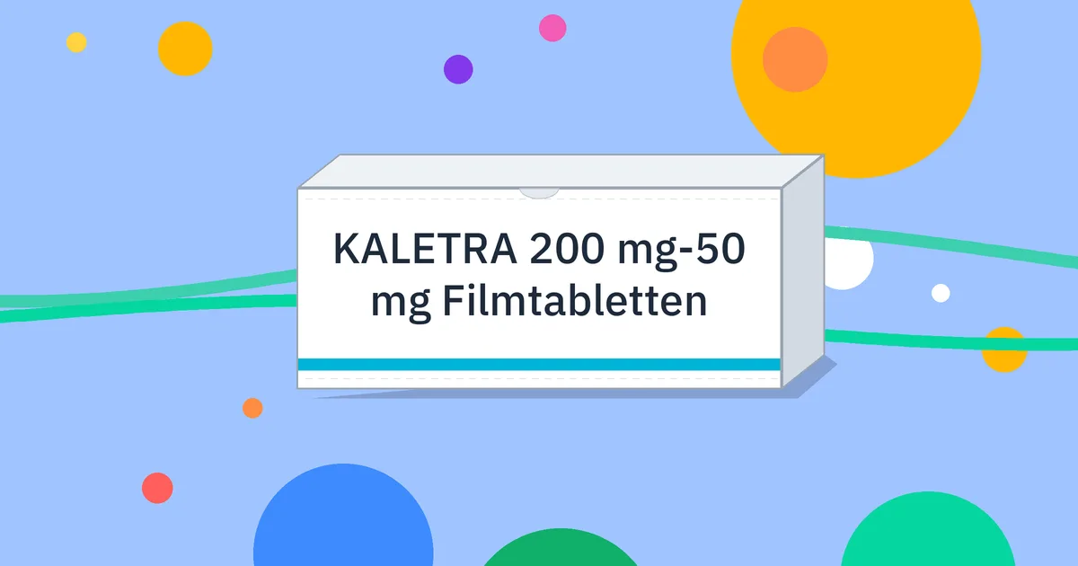 Symbolbild: Packung mit der Aufschrift KALETRA 200 mg-50 mg Filmtabletten (PZN 05123500) – Verfügbarkeit und Bezug in Apotheken in Frankfurt am Main