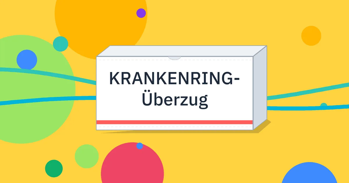 Symbolbild: Packung mit der Aufschrift KRANKENRING-Überzug (PZN 01732395) – Verfügbarkeit und Bezug in Apotheken in Frankfurt am Main