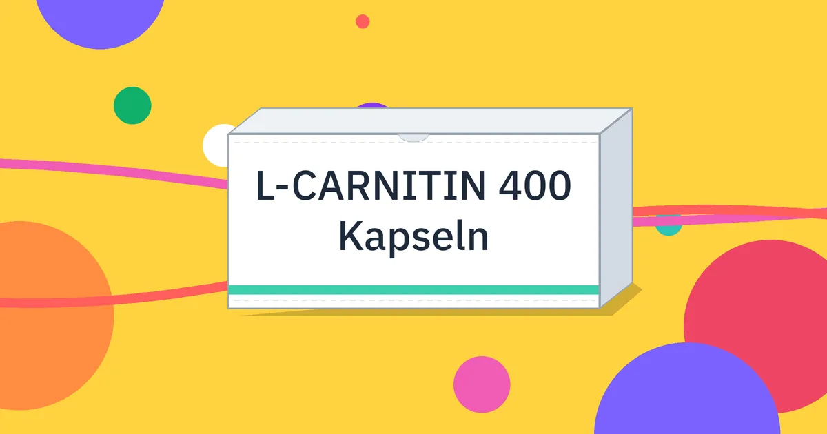 Symbolbild: Packung mit der Aufschrift L-CARNITIN 400 Kapseln (PZN 01156402) – Verfügbarkeit und Bezug in Apotheken in Frankfurt am Main