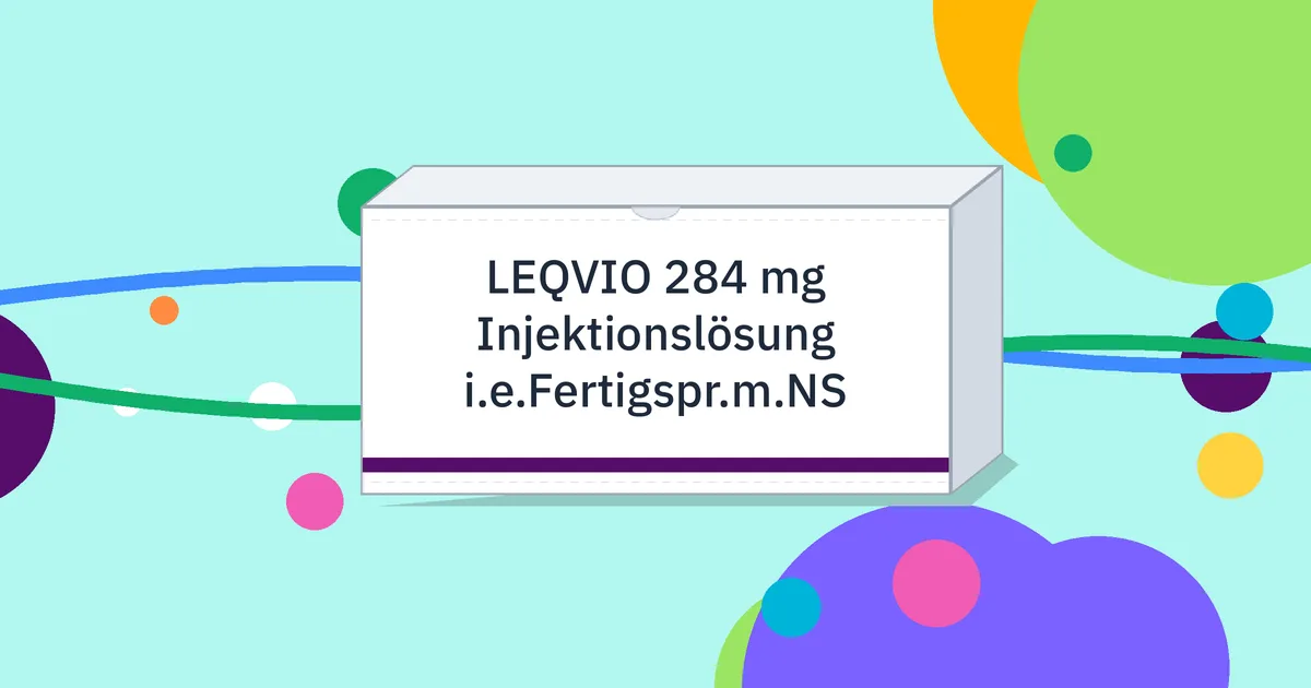 Symbolbild: Packung mit der Aufschrift LEQVIO 284 mg Injektionslösung i.e.Fertigspr.m.NS (PZN 18892677) – Verfügbarkeit und Bezug in Apotheken in Frankfurt am Main
