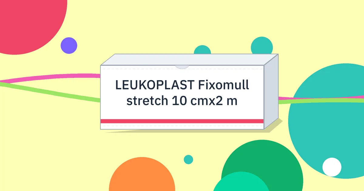 Symbolbild: Packung mit der Aufschrift LEUKOPLAST Fixomull stretch 10 cmx2 m (PZN 19166737) – Verfügbarkeit und Bezug in Apotheken in Frankfurt am Main