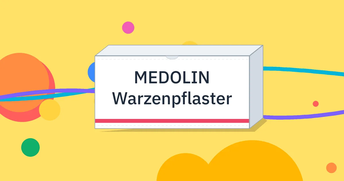 Symbolbild: Packung mit der Aufschrift MEDOLIN Warzenpflaster (PZN 20194354) – Verfügbarkeit und Bezug in Apotheken in Frankfurt am Main