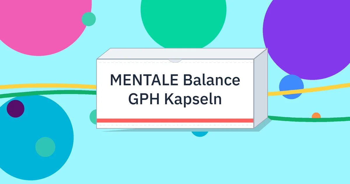 Symbolbild: Packung mit der Aufschrift MENTALE Balance GPH Kapseln (PZN 17824283) – Verfügbarkeit und Bezug in Apotheken in Frankfurt am Main