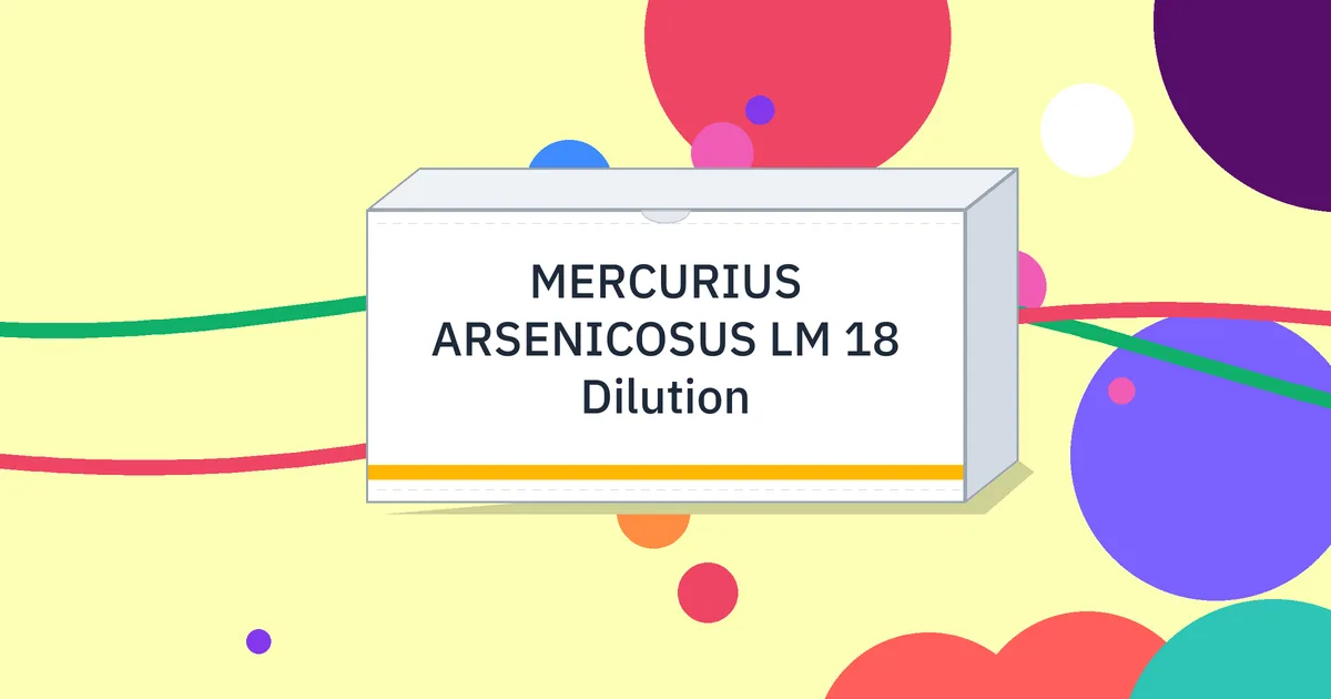 Symbolbild: Packung mit der Aufschrift MERCURIUS ARSENICOSUS LM 18 Dilution (PZN 13606158) – Verfügbarkeit und Bezug in Apotheken in Frankfurt am Main