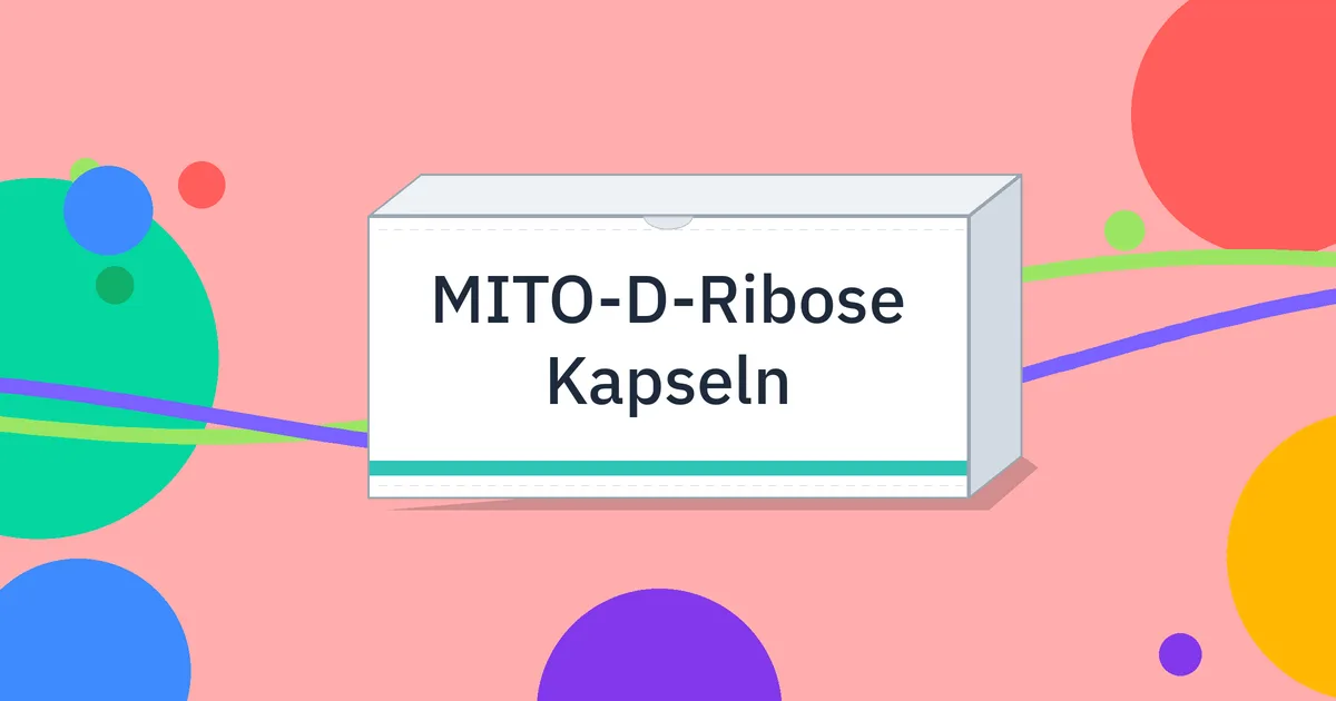 Symbolbild: Packung mit der Aufschrift MITO-D-Ribose Kapseln (PZN 18098287) – Verfügbarkeit und Bezug in Apotheken in Frankfurt am Main