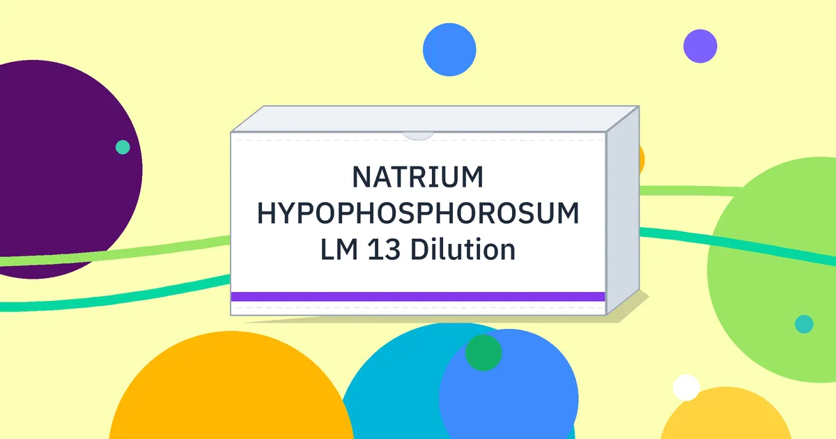 Symbolbild: Packung mit der Aufschrift NATRIUM HYPOPHOSPHOROSUM LM 13 Dilution (PZN 12963436) – Verfügbarkeit und Bezug in Apotheken in Frankfurt am Main