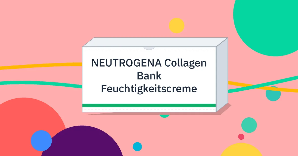 Symbolbild: Packung mit der Aufschrift NEUTROGENA Collagen Bank Feuchtigkeitscreme (PZN 19924965) – Verfügbarkeit und Bezug in Apotheken in Frankfurt am Main