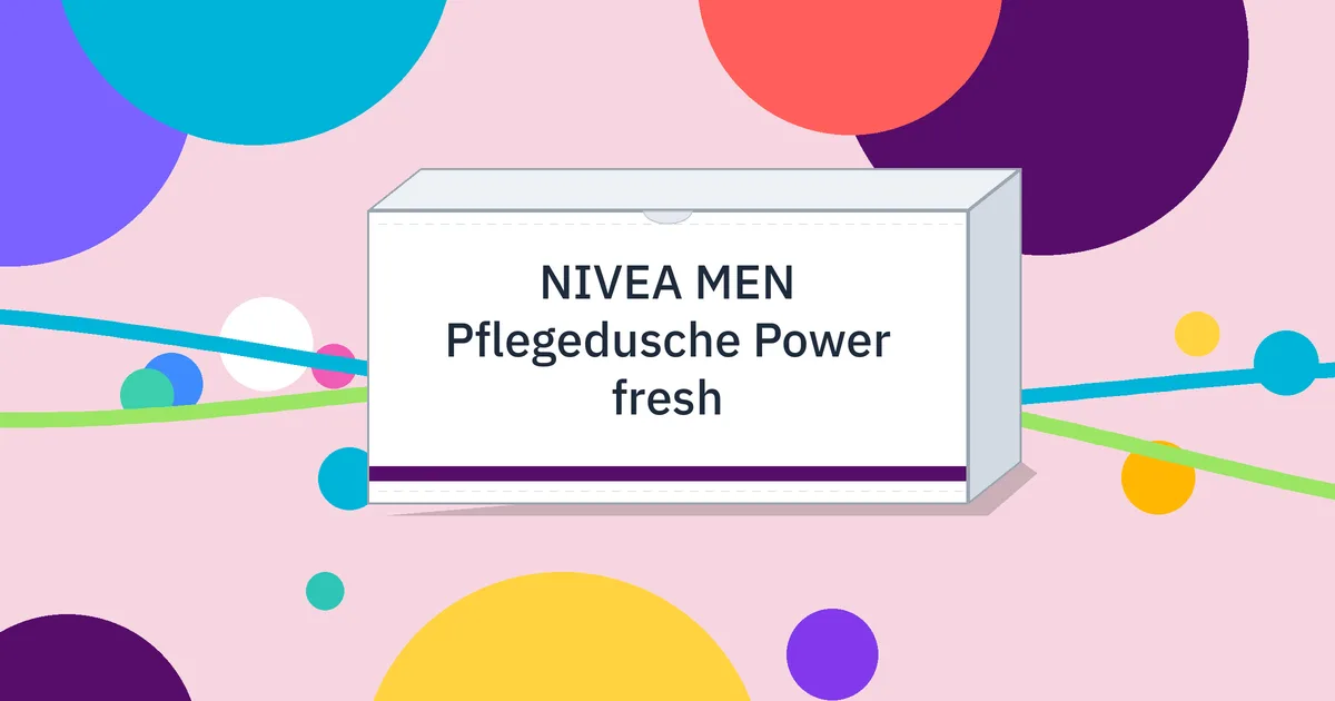 Symbolbild: Packung mit der Aufschrift NIVEA MEN Pflegedusche Power fresh (PZN 17624259) – Verfügbarkeit und Bezug in Apotheken in Frankfurt am Main