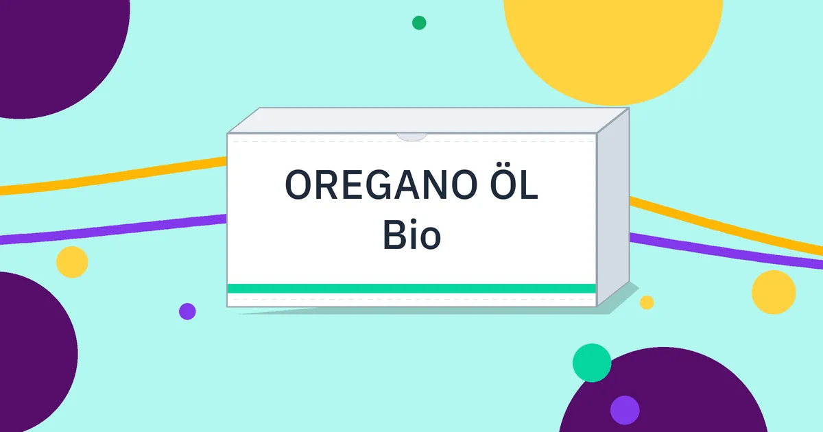 Symbolbild: Packung mit der Aufschrift OREGANO ÖL Bio (PZN 06160466) – Verfügbarkeit und Bezug in Apotheken in Frankfurt am Main