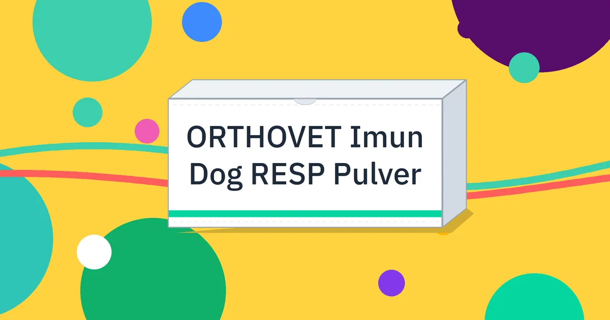 Symbolbild: Packung mit der Aufschrift ORTHOVET Imun Dog RESP Pulver (PZN 15268694) – Verfügbarkeit und Bezug in Apotheken in Frankfurt am Main