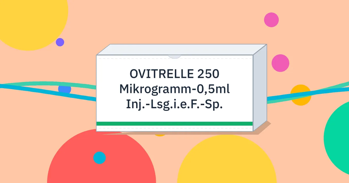 Symbolbild: Packung mit der Aufschrift OVITRELLE 250 Mikrogramm-0,5ml Inj.-Lsg.i.e.F.-Sp. (PZN 07337719) – Verfügbarkeit und Bezug in Apotheken in Frankfurt am Main