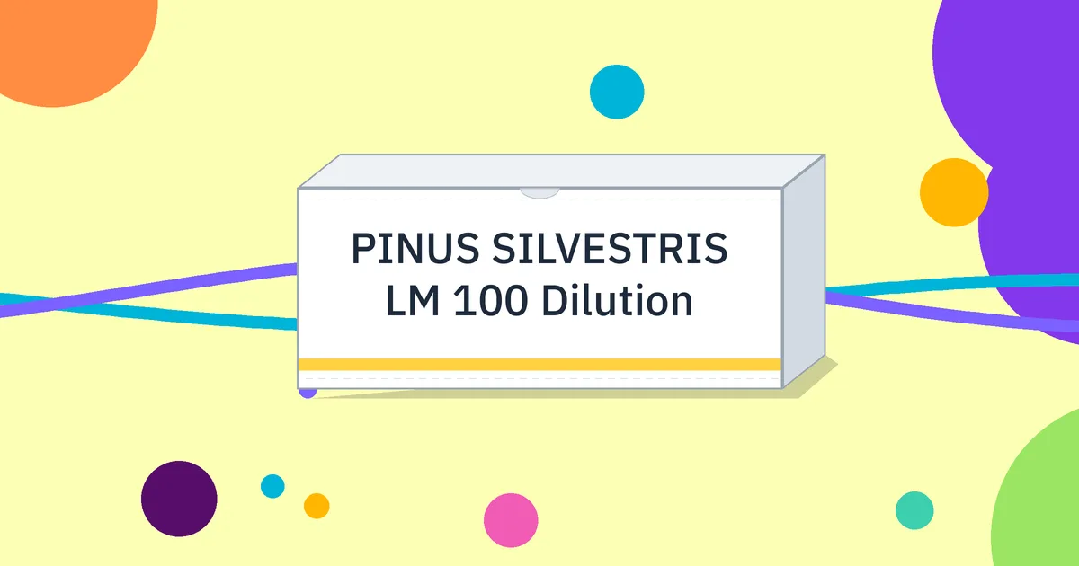 Symbolbild: Packung mit der Aufschrift PINUS SILVESTRIS LM 100 Dilution (PZN 13643248) – Verfügbarkeit und Bezug in Apotheken in Frankfurt am Main