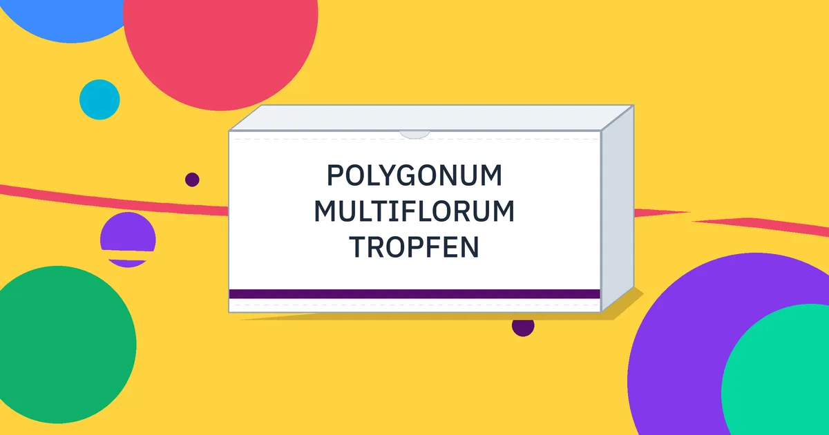 Symbolbild: Packung mit der Aufschrift POLYGONUM MULTIFLORUM TROPFEN (PZN 14127508) – Verfügbarkeit und Bezug in Apotheken in Frankfurt am Main