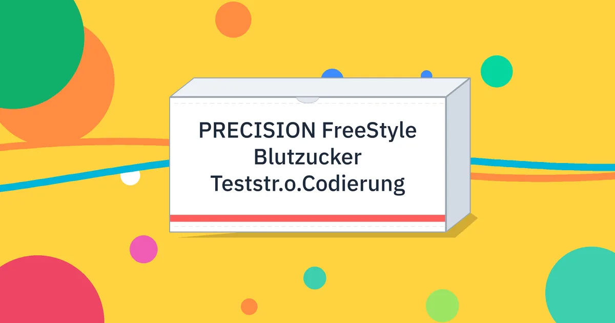 Symbolbild: Packung mit der Aufschrift PRECISION FreeStyle Blutzucker Teststr.o.Codierung (PZN 17269835) – Verfügbarkeit und Bezug in Apotheken in Frankfurt am Main