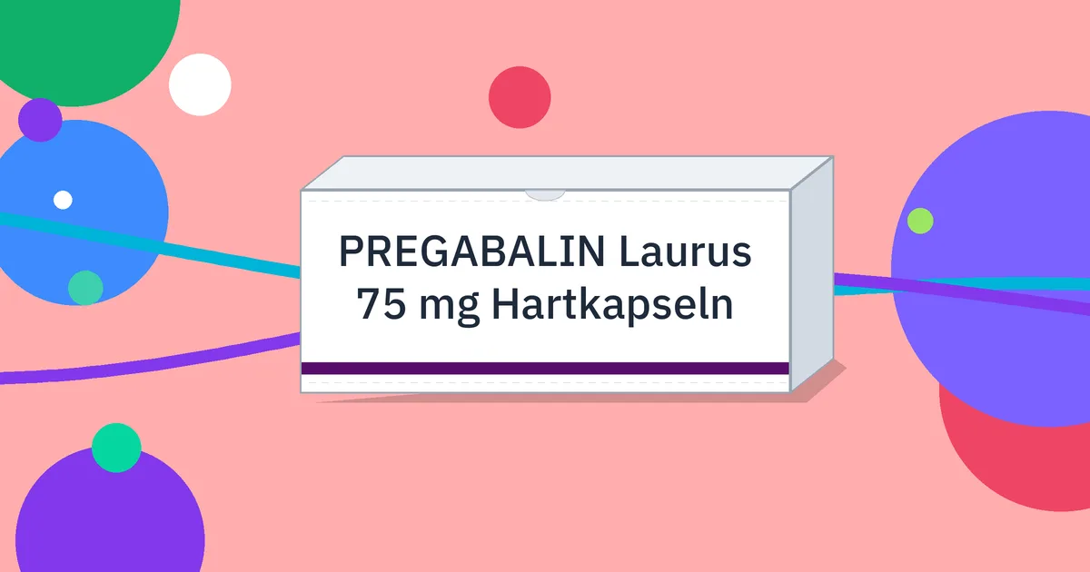 Symbolbild: Packung mit der Aufschrift PREGABALIN Laurus 75 mg Hartkapseln (PZN 16240717) – Verfügbarkeit und Bezug in Apotheken in Frankfurt am Main