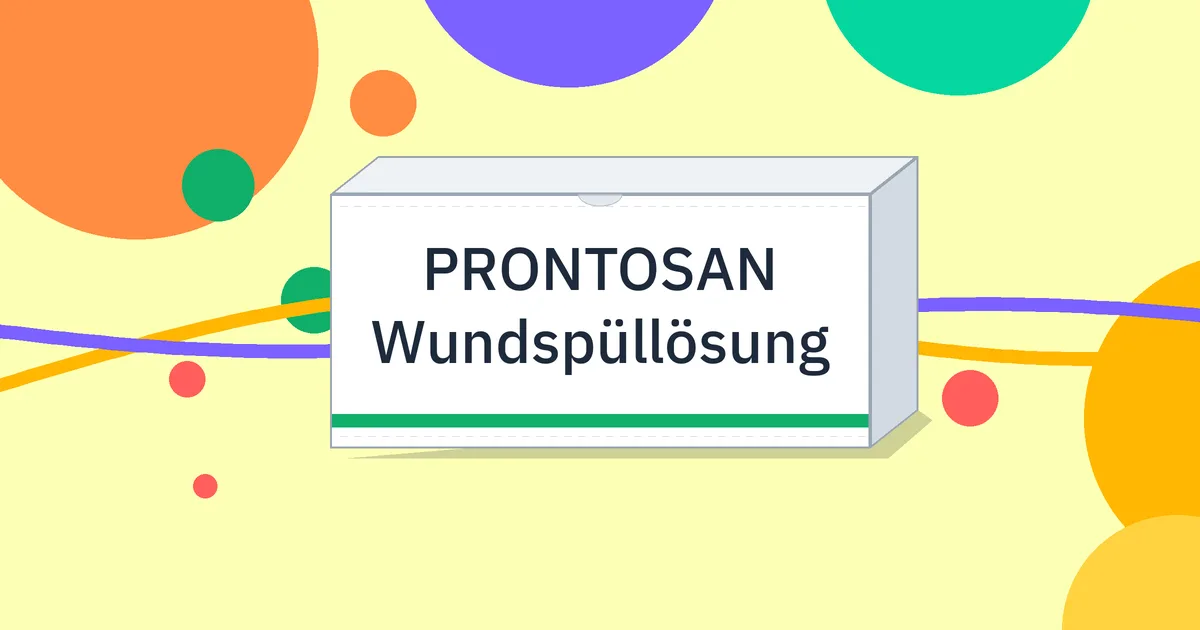 Symbolbild: Packung mit der Aufschrift PRONTOSAN Wundspüllösung (PZN 09003678) – Verfügbarkeit und Bezug in Apotheken in Frankfurt am Main