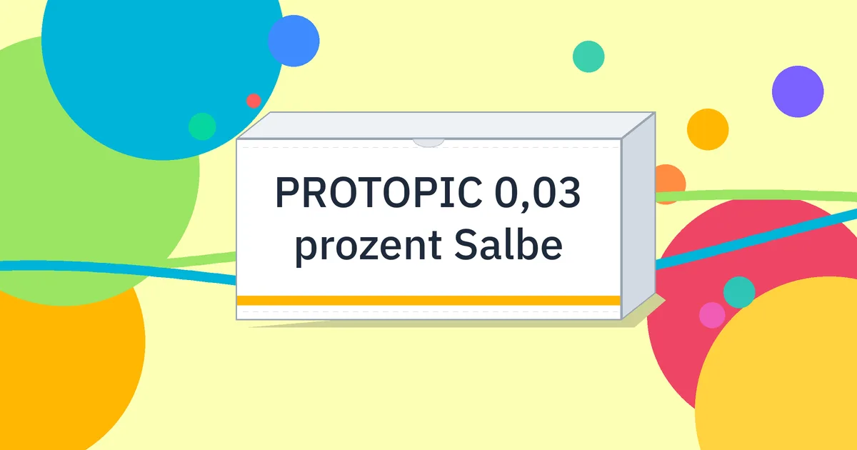 Symbolbild: Packung mit der Aufschrift PROTOPIC 0,03 prozent Salbe (PZN 03863138) – Verfügbarkeit und Bezug in Apotheken in Frankfurt am Main