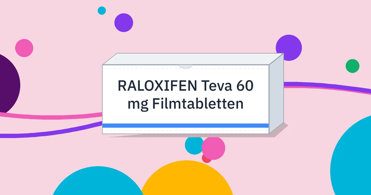 Symbolbild: Packung mit der Aufschrift RALOXIFEN Teva 60 mg Filmtabletten (PZN 01270606) – Verfügbarkeit und Bezug in Apotheken in Frankfurt am Main