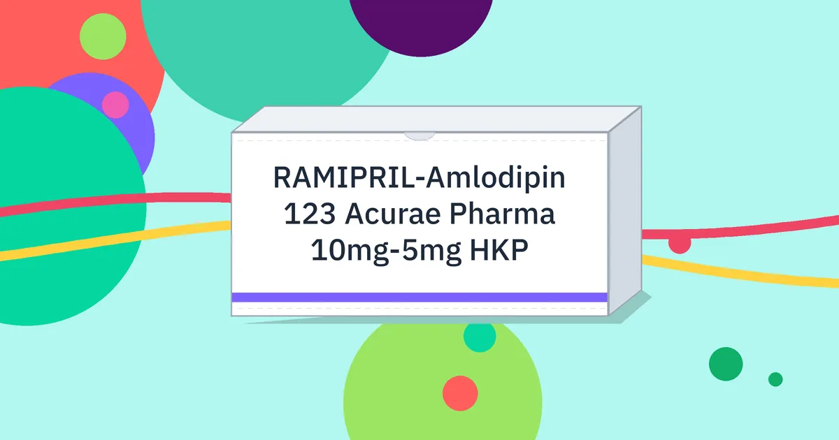 Symbolbild: Packung mit der Aufschrift RAMIPRIL-Amlodipin 123 Acurae Pharma 10mg-5mg HKP (PZN 19835629) – Verfügbarkeit und Bezug in Apotheken in Frankfurt am Main