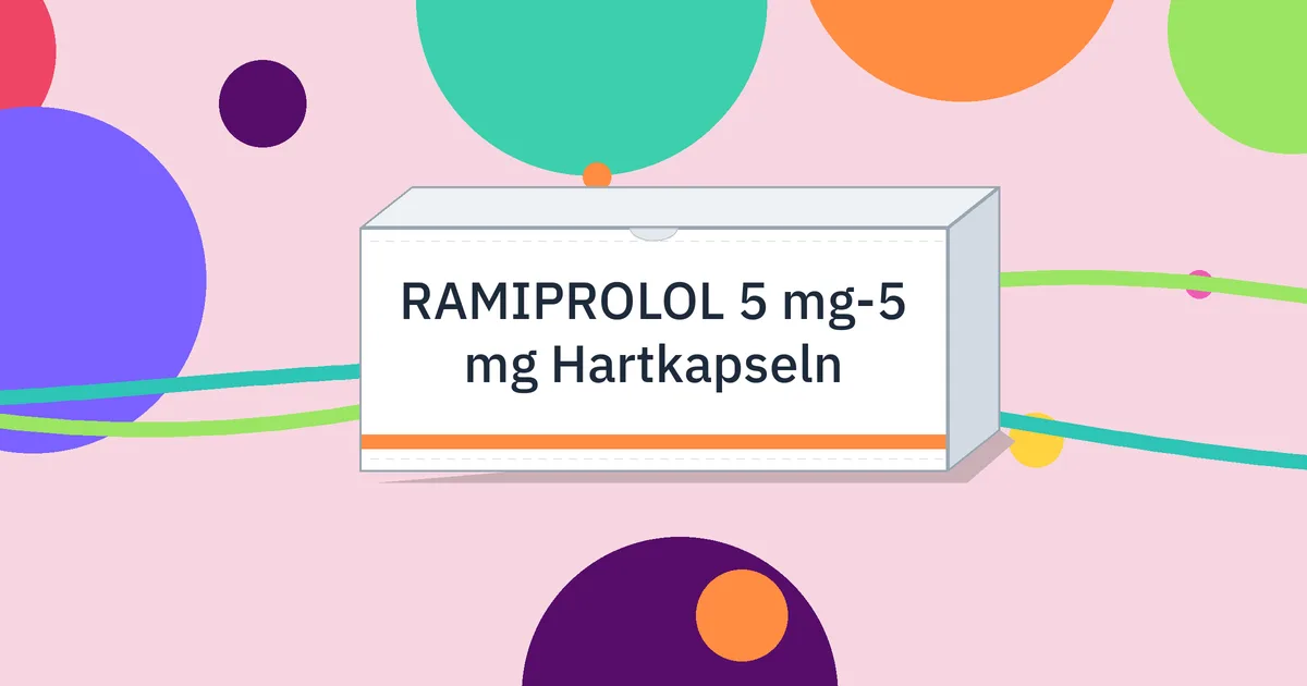 Symbolbild: Packung mit der Aufschrift RAMIPROLOL 5 mg-5 mg Hartkapseln (PZN 17992649) – Verfügbarkeit und Bezug in Apotheken in Frankfurt am Main