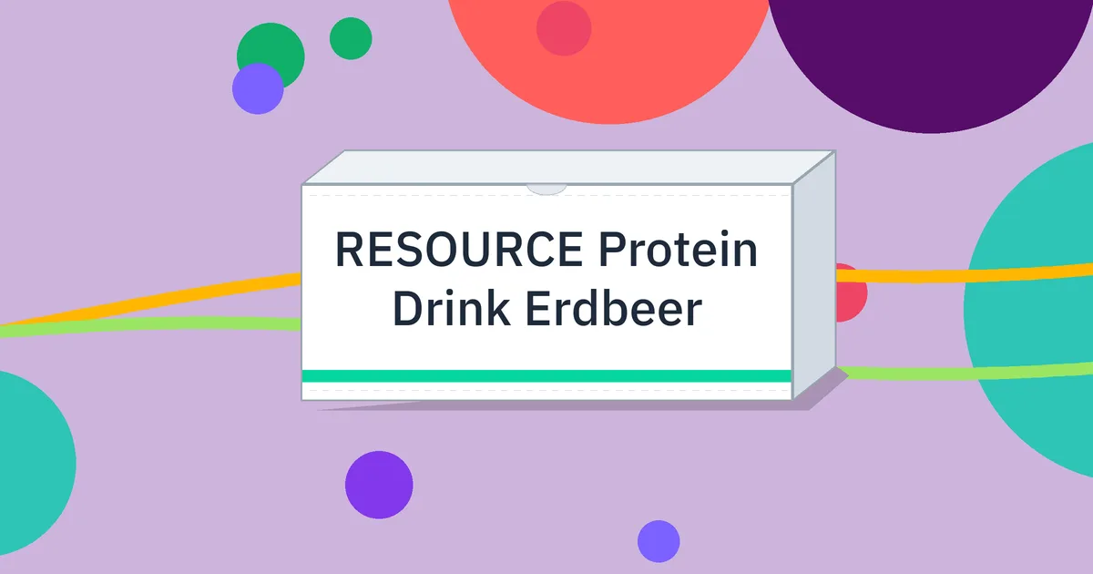 Symbolbild: Packung mit der Aufschrift RESOURCE Protein Drink Erdbeer (PZN 00723862) – Verfügbarkeit und Bezug in Apotheken in Frankfurt am Main