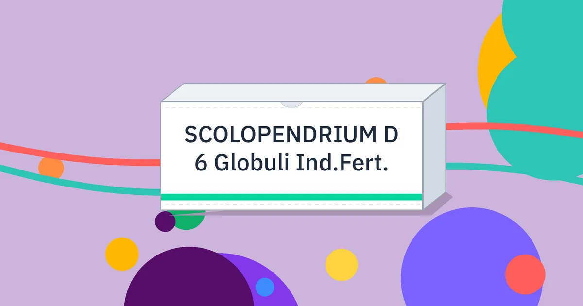 Symbolbild: Packung mit der Aufschrift SCOLOPENDRIUM D 6 Globuli Ind.Fert. (PZN 17692835) – Verfügbarkeit und Bezug in Apotheken in Frankfurt am Main