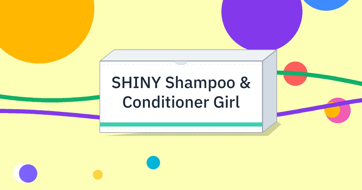 Symbolbild: Packung mit der Aufschrift SHINY Shampoo & Conditioner Girl (PZN 16874468) – Verfügbarkeit und Bezug in Apotheken in Frankfurt am Main