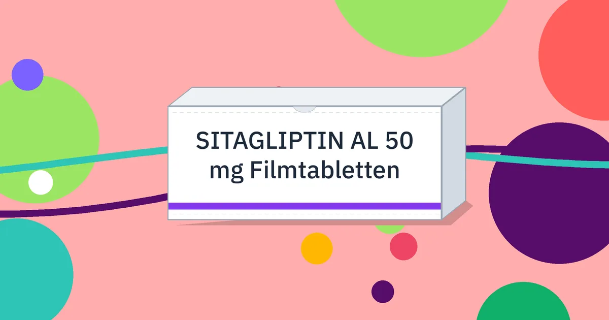 Symbolbild: Packung mit der Aufschrift SITAGLIPTIN AL 50 mg Filmtabletten (PZN 17916708) – Verfügbarkeit und Bezug in Apotheken in Frankfurt am Main