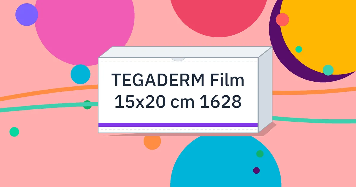 Symbolbild: Packung mit der Aufschrift TEGADERM Film 15x20 cm 1628 (PZN 06917076) – Verfügbarkeit und Bezug in Apotheken in Frankfurt am Main