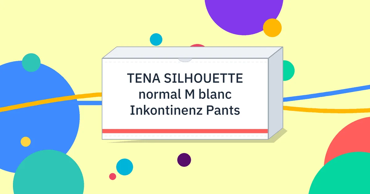 Symbolbild: Packung mit der Aufschrift TENA SILHOUETTE normal M blanc Inkontinenz Pants (PZN 15236435) – Verfügbarkeit und Bezug in Apotheken in Frankfurt am Main